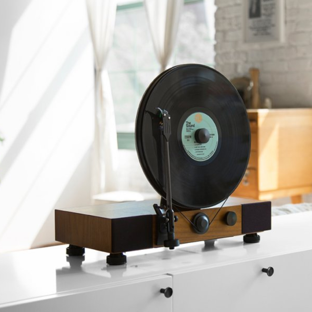 Вертикальный проигрыватель для пластинок с поддержкой Bluetooth ...
