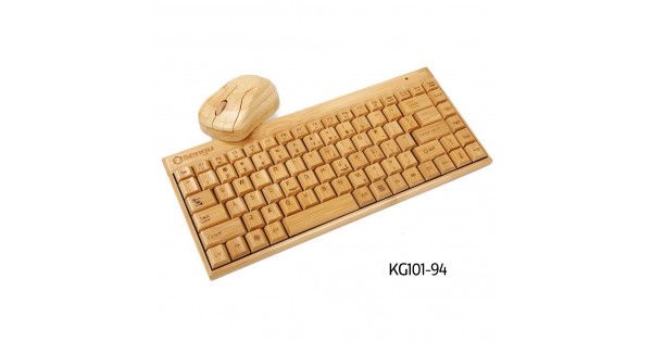 Бамбуковая клавиатура и мышка. Sengu Keyboard and Mouse купить в Москве ...